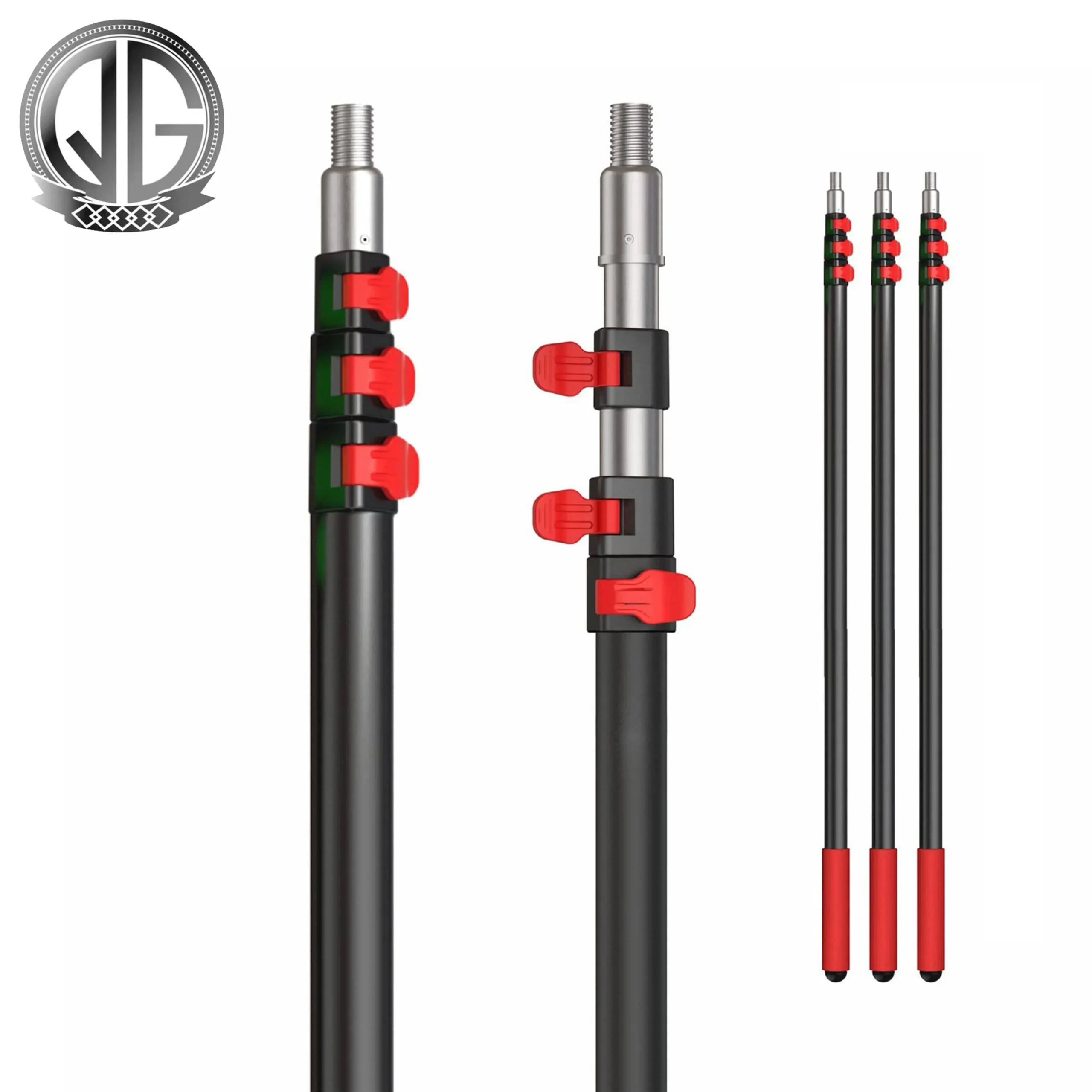 Extension Handle Telescopic Pole with Glass Cleaning Paint Roller ...