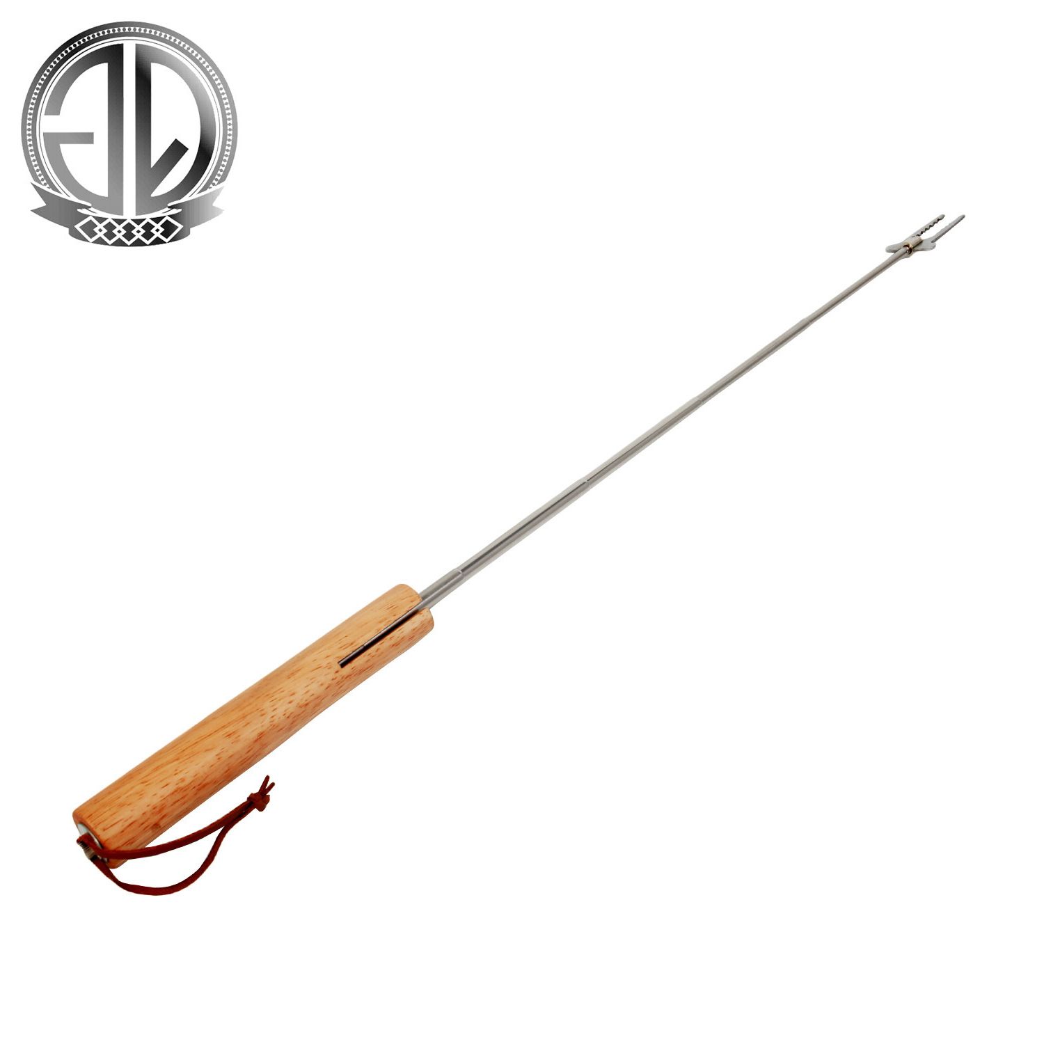 Sample Customization Stainless Steel Telescopic Extension Pole BBQ Fork ...